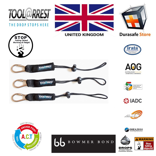 Tool@rrest TALE6/OF Wrist Tool Lanyard Tail with Toggle Choke x 3 ...