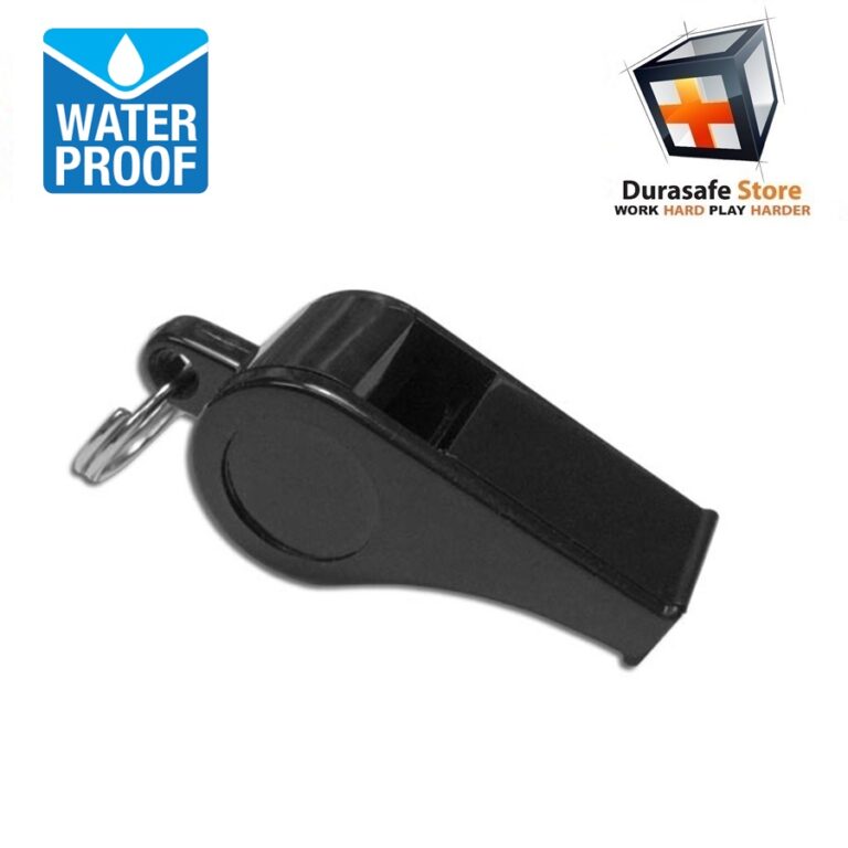 Black Plastic Whistle - Durasafe Shop