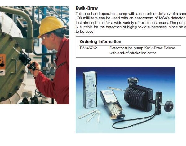 MSA Kwik Draw Gas Tubes - Durasafe Shop