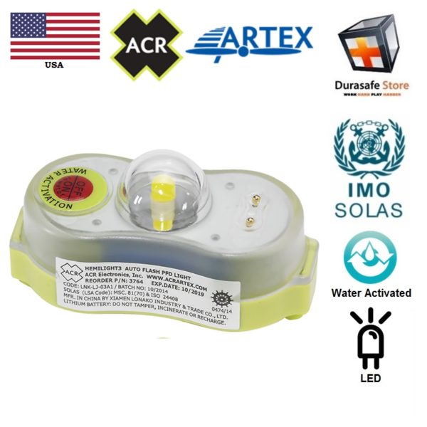 ACR Hemilight 3 SOLAS Lifejacket Light - Durasafe Shop