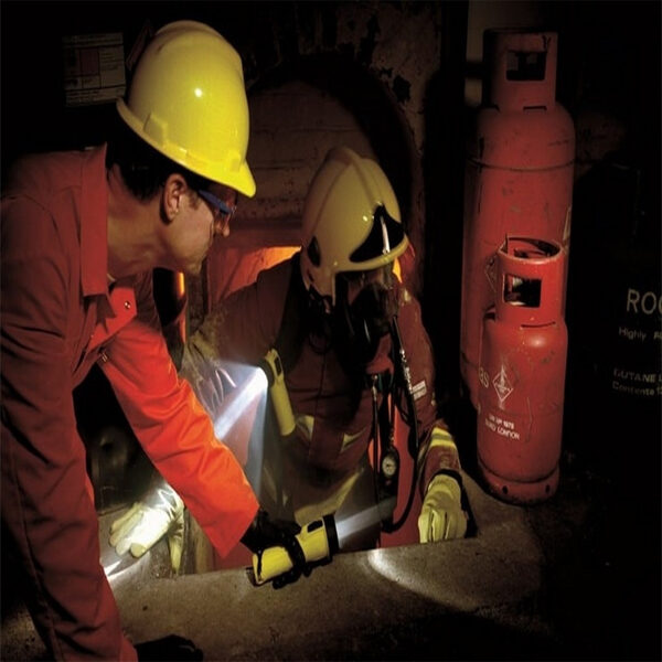 WOLF TR-24B ATEX Intrinsically Safe Zone 1 & 2 Safety Right-Angle Torch ...