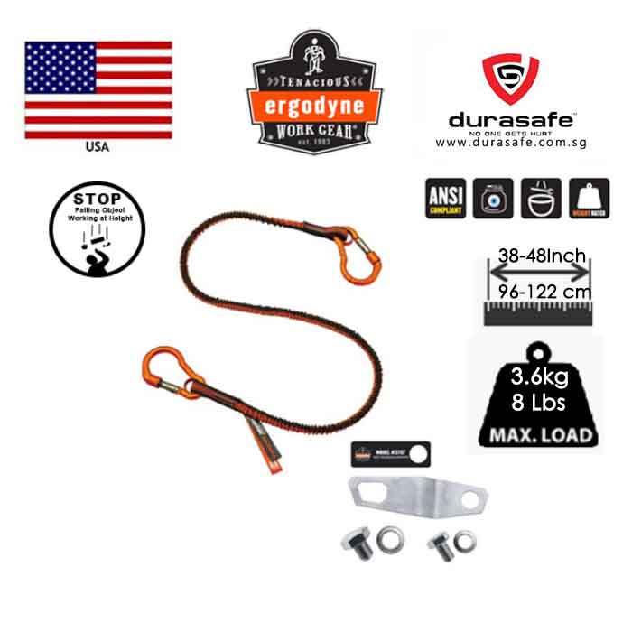 ERGODYNE 3196 Grinder Tool Tethering Kit - 8lbs / 3.6kg - Durasafe Shop