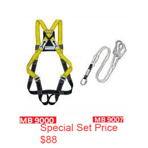 Honeywell Miller MB9000 Full Body Harness, Back D-Ring - Durasafe Shop