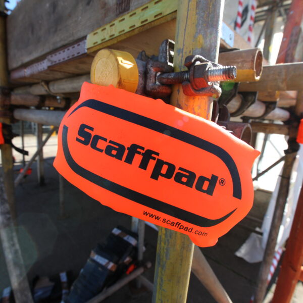 SCAFFPAD Scaffolding Safety Impact Protection Foam Pad Orange ...