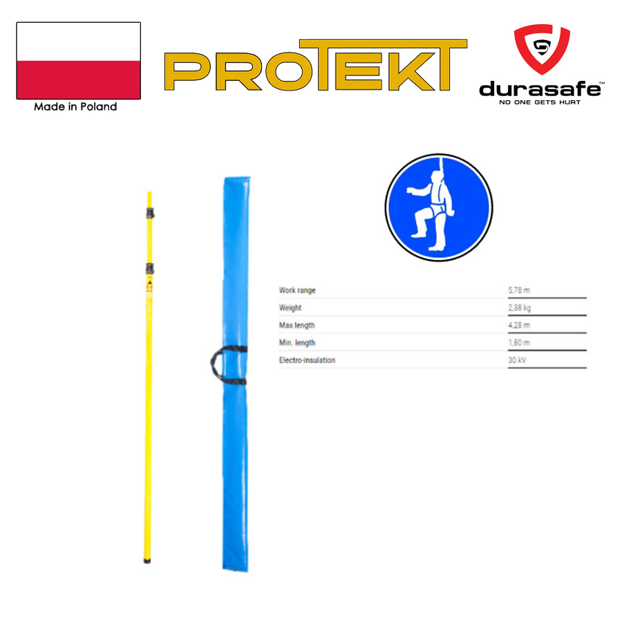 PROTEKT DT202 Telescopic Pole with Bag - Durasafe Shop