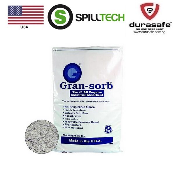 SPILLTECH CELL30 Gran-Sorb Universal Cellulose Loose Sorbent 30-lb bag ...
