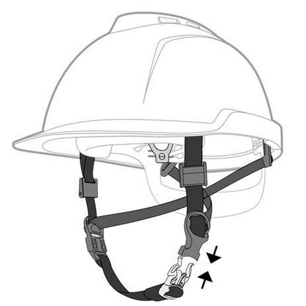 MSA GA90047 V-Gard Universal Four Point Chinstrap - Durasafe Shop