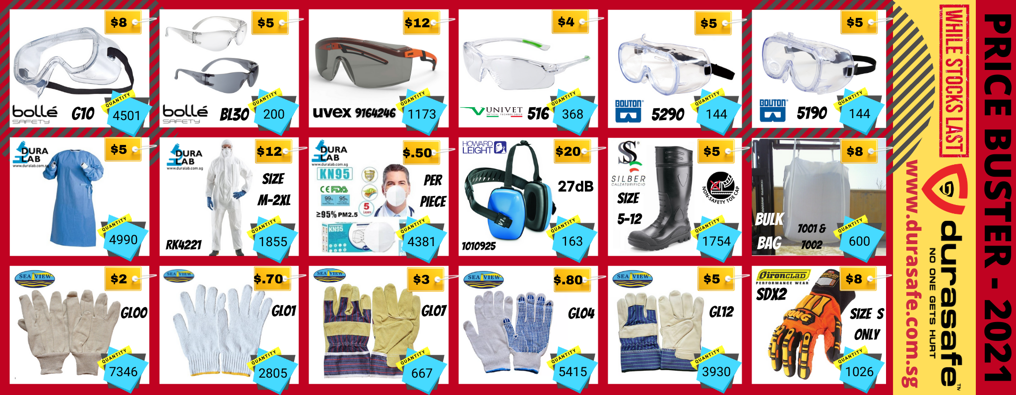 PRICE BUSTER - PPE - Durasafe Shop
