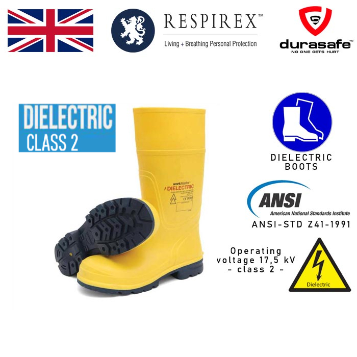 RESPIREX TST-CL2-42 Yellow Insulating Boots Class 2 - Durasafe Shop