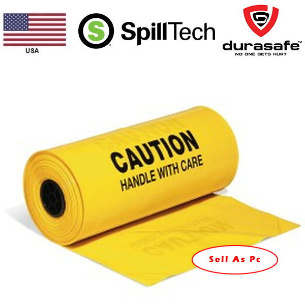 SpillTech A-DISPBAG Temporary Polyethylene Disposal Bag Yellow(Sell as ...