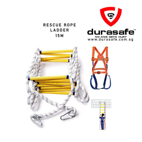 Fire Rescue Ladder Rope-15Meters - Durasafe Shop