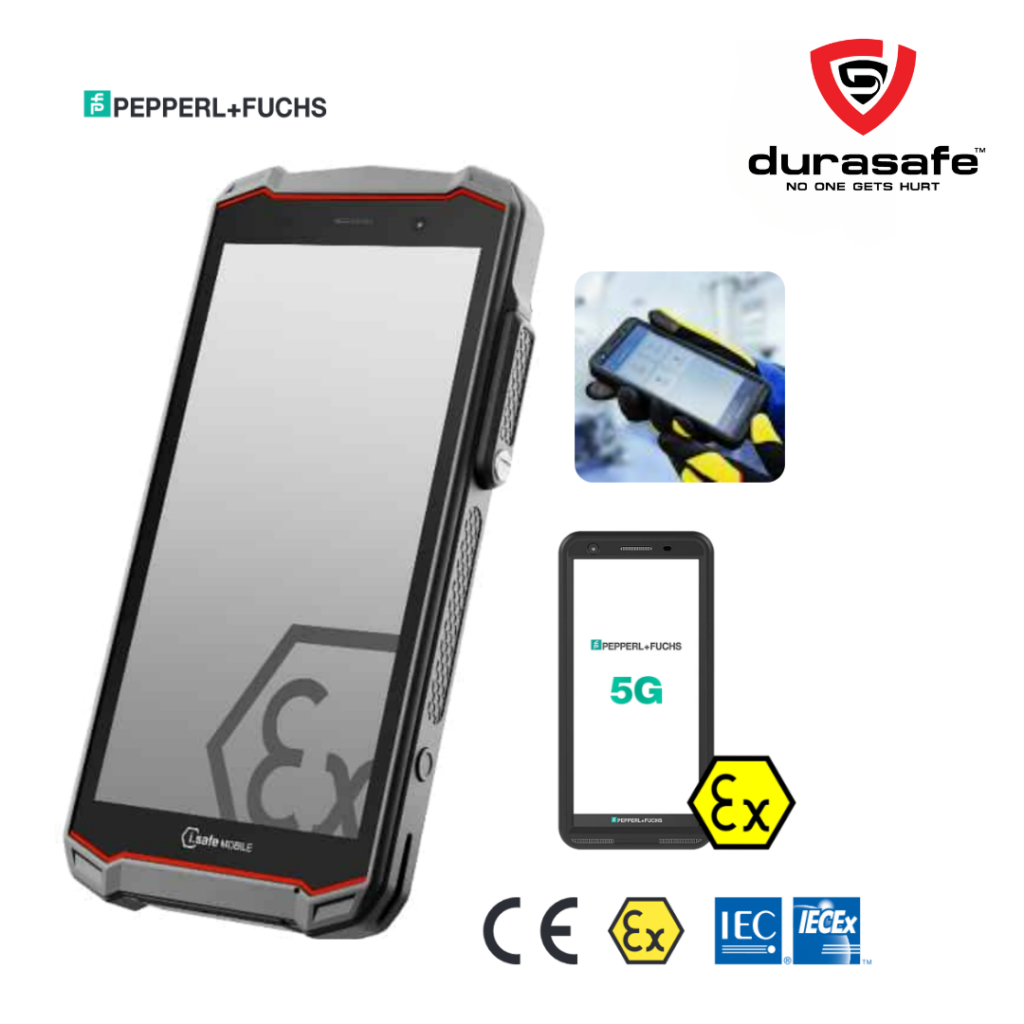 Ecom Smart-Ex 03 DZ1 Intrinsically Safe 5G Smartphone with digital camera - Durasafe Shop