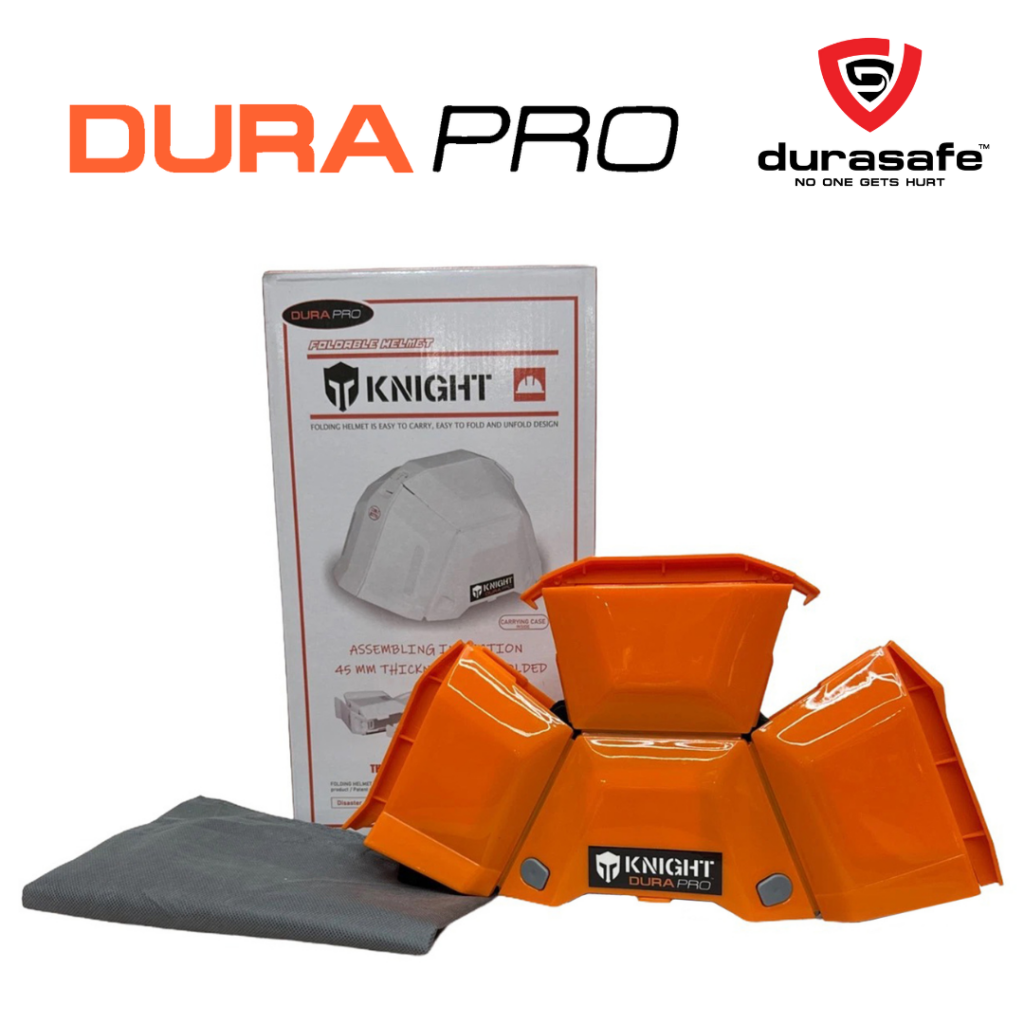 DURAPRO Knight Foldable Safety Helmet v2 EN397 - Durasafe Shop