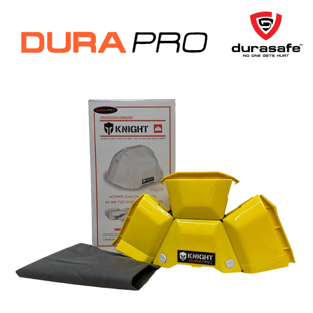 DURAPRO Knight Foldable Safety Helmet v2 EN397 - Durasafe Shop