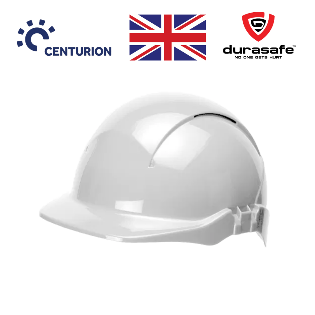 CENTURION S09CWR Concept Cone Full Peak Non Vented Ratchet Helmet White ...