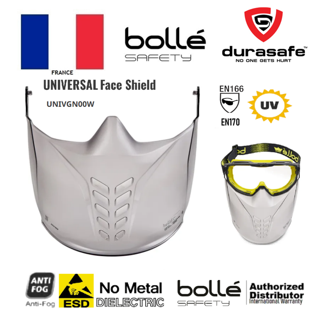 Bolle UNIVERSAL UNIVGN00W Face Shield Clear - Durasafe Shop