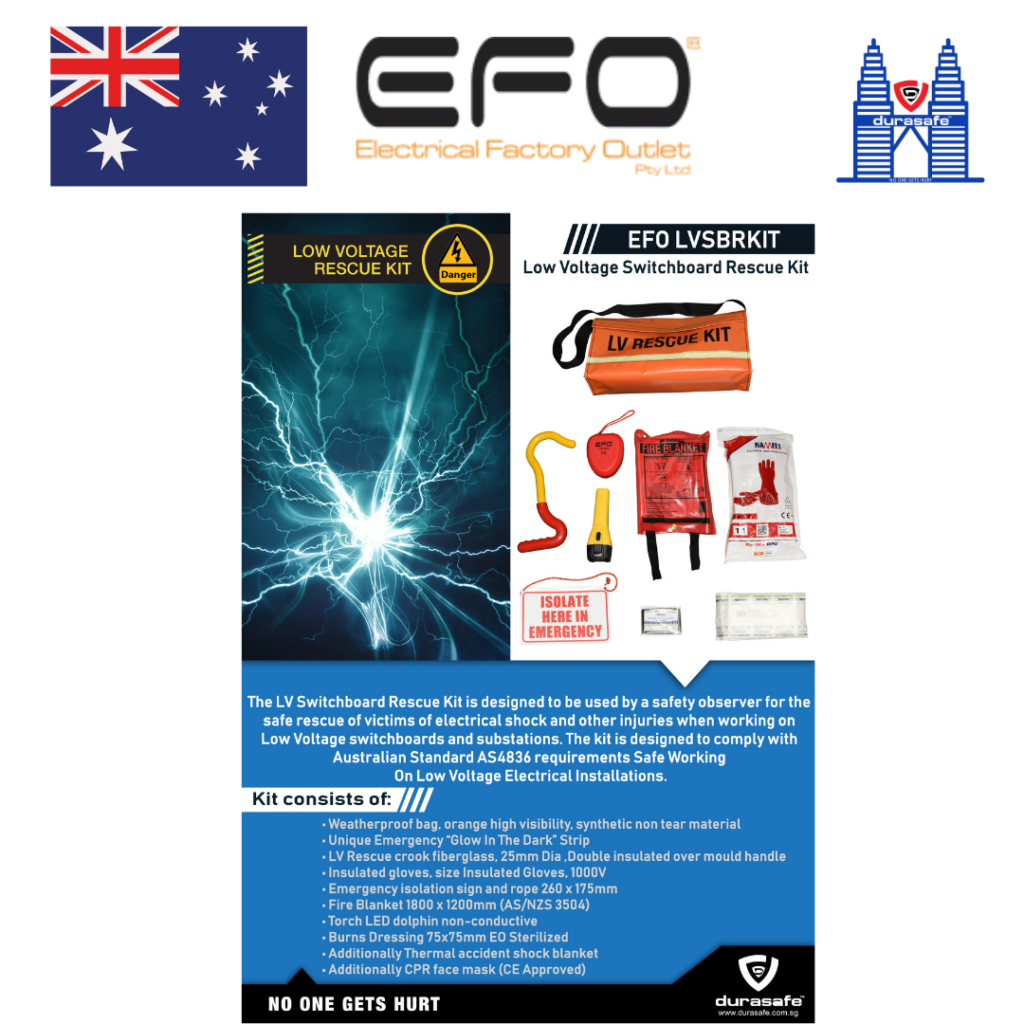 EFO HVSBRKIT High Voltage Switchboard Rescue Kit - Durasafe Shop